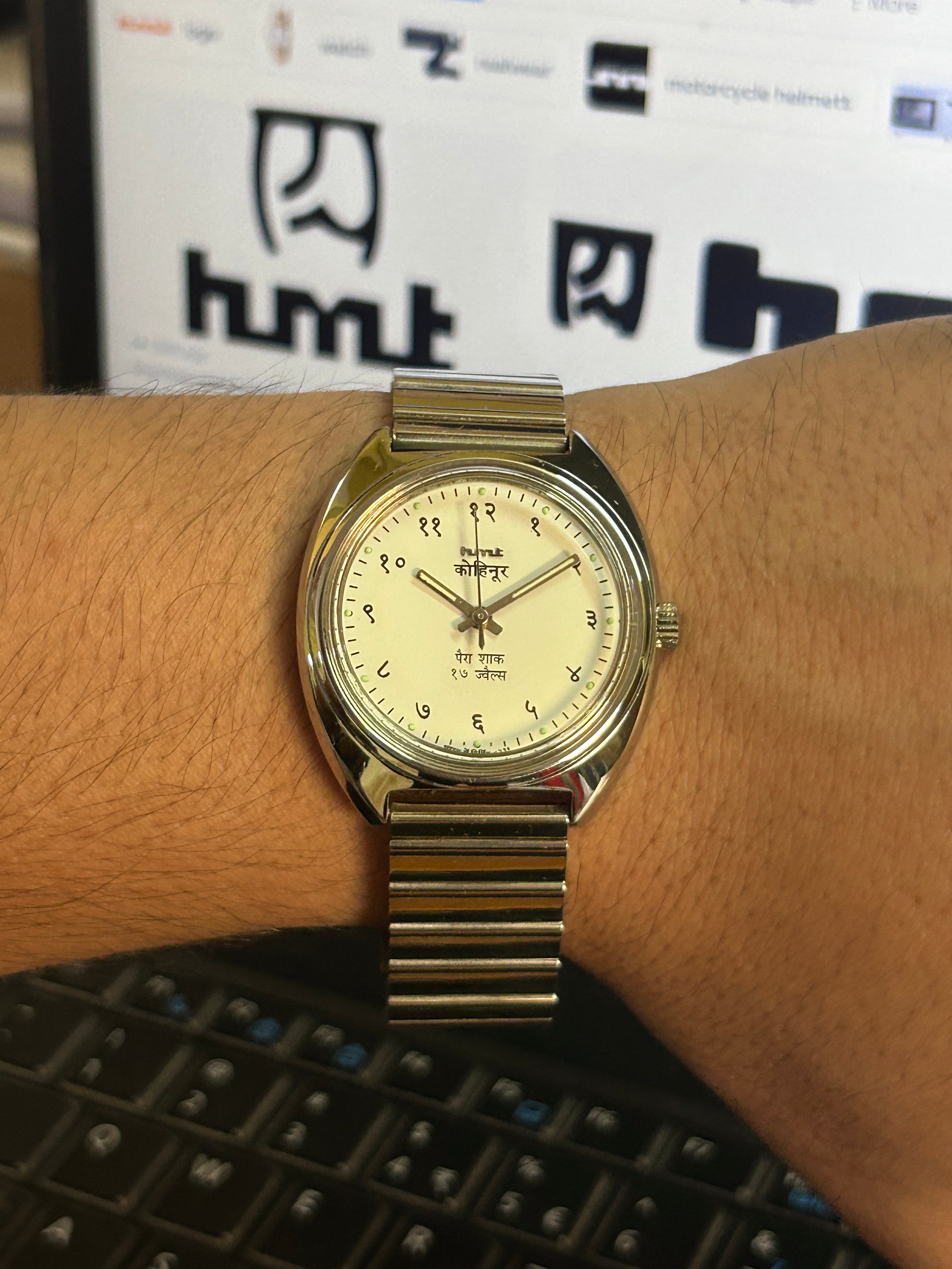 HMT Devanagari White Matt - Mod Watch – India Mods Watch