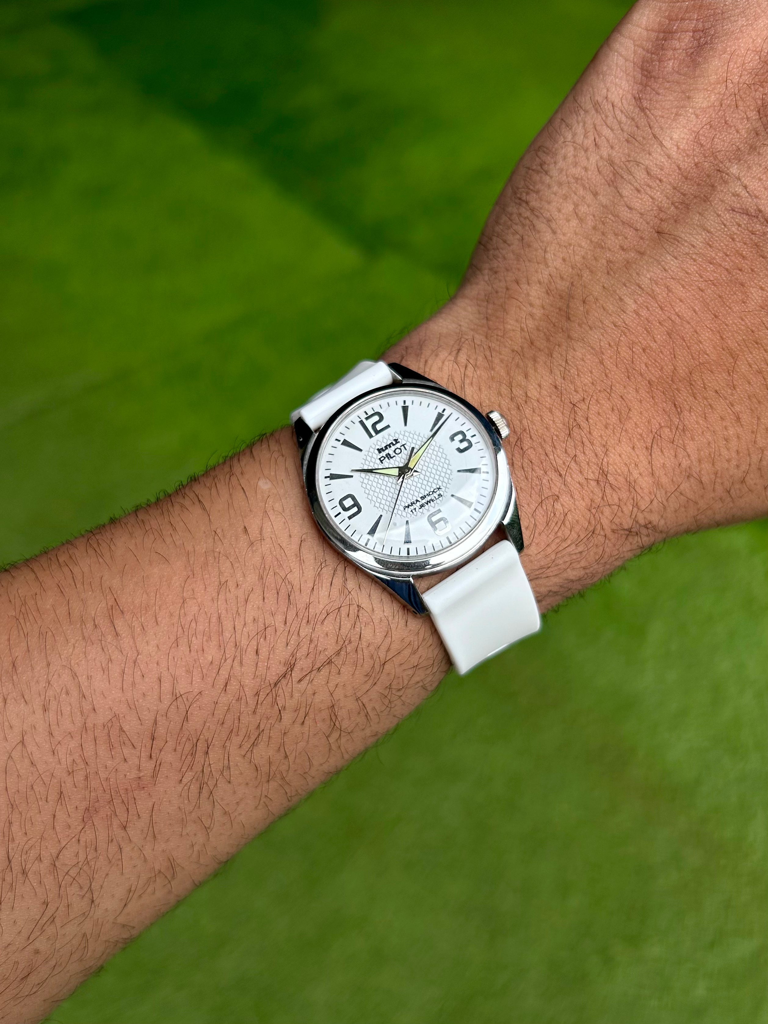 HMT Pilot - White – India Mods Watch