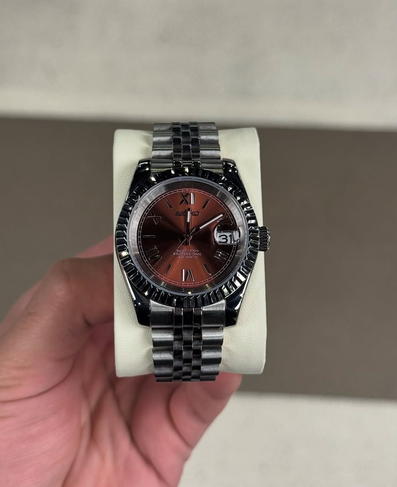 Seiko Datejust "Chocolate Roman" – India Mods Watch