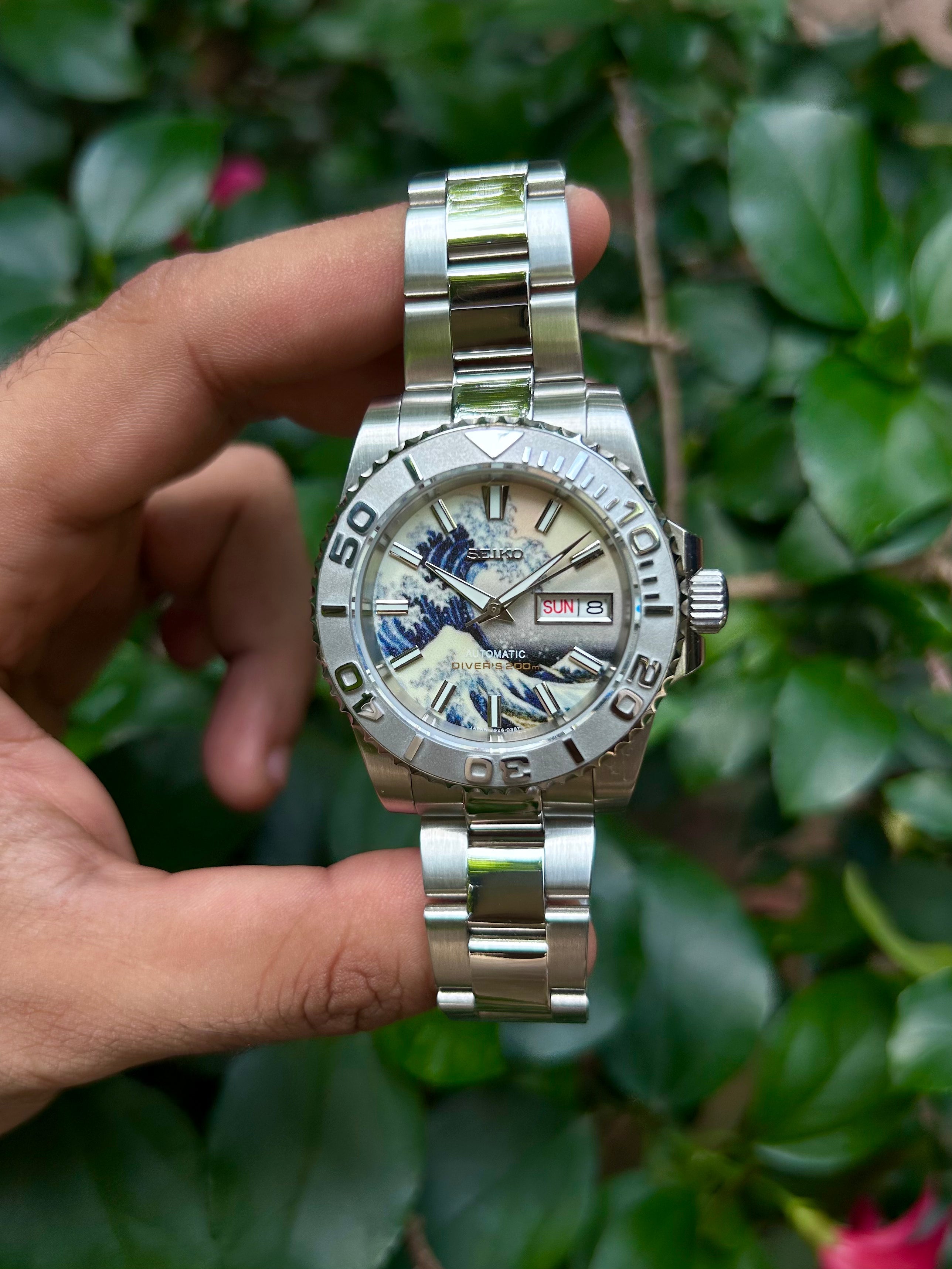 Seiko Yachtmaster ( The Great Wave Off Kanagawa ) – India Mods Watch
